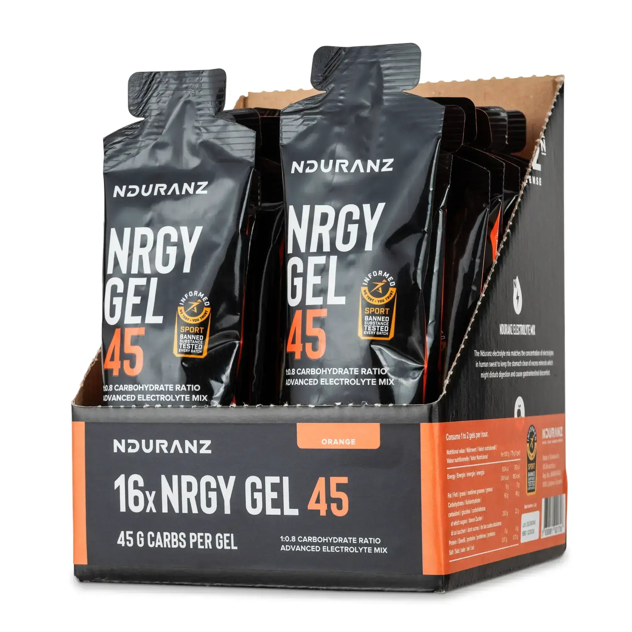Nrgy Gel 45 Nduranz — High-performance Energy Gel for Sports